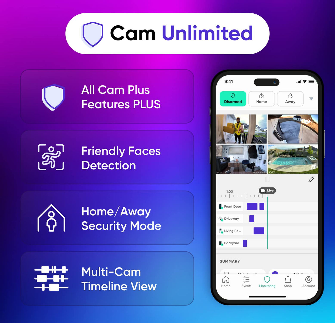 Wyze Cam Unlimited: Unlimited Cloud Storage for All Cameras