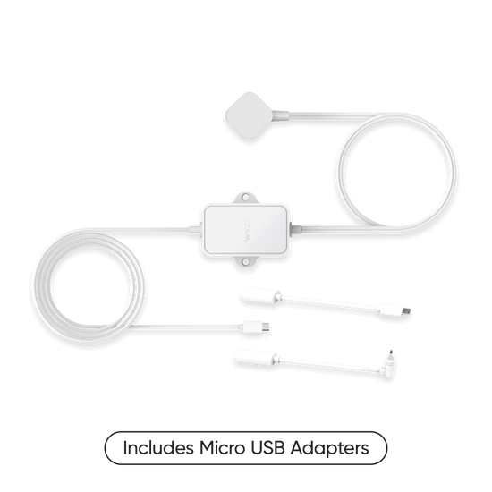 Wyze Outdoor Power Adapter | Power Unit, MicroUSB and USB-C adapter