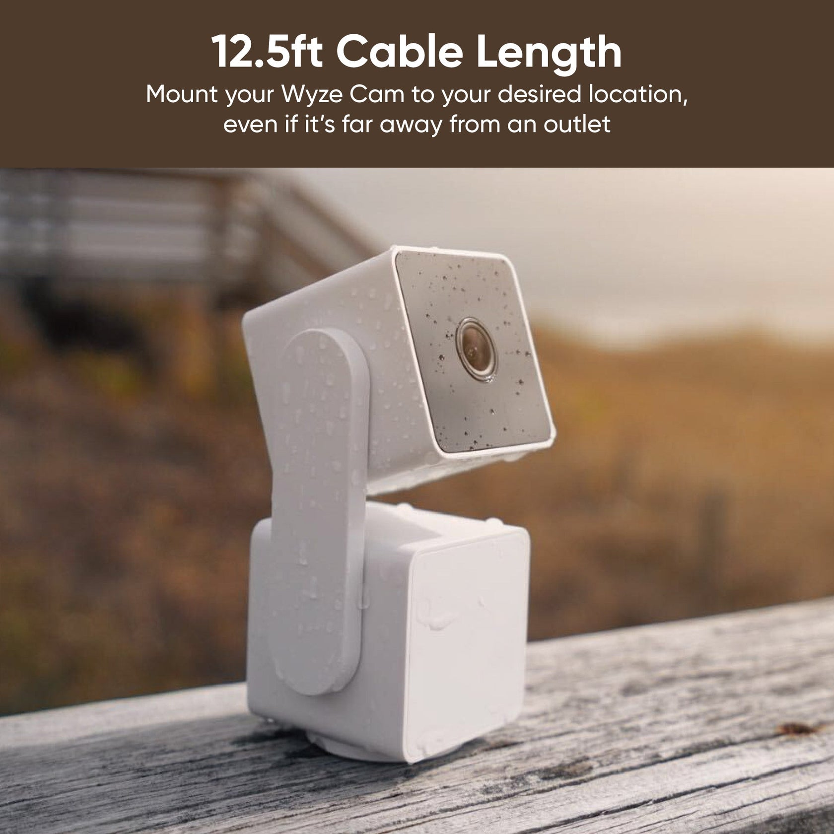 Wyze Outdoor Power Adapter | Power Unit, MicroUSB and USB-C adapter
